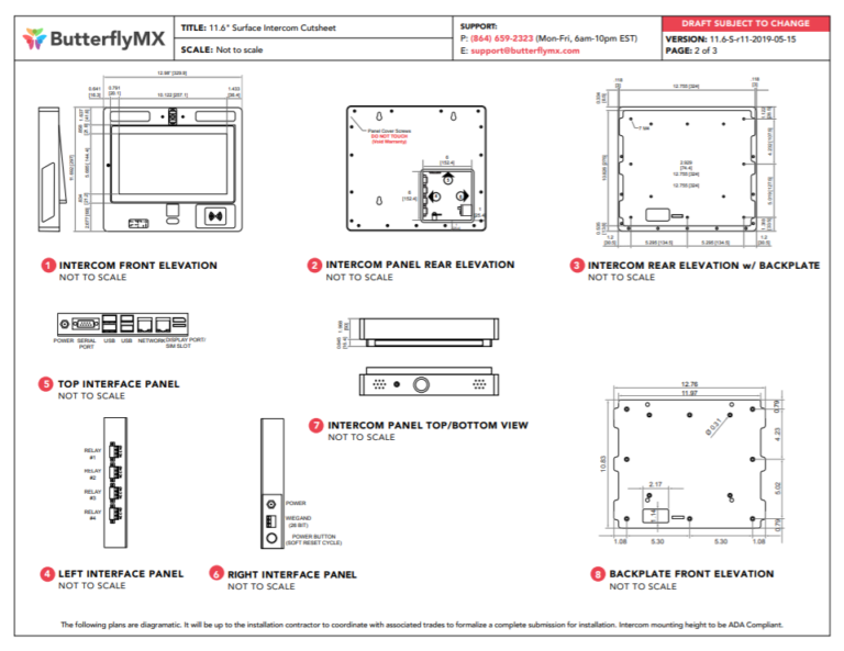 Cut Sheets | ButterflyMX