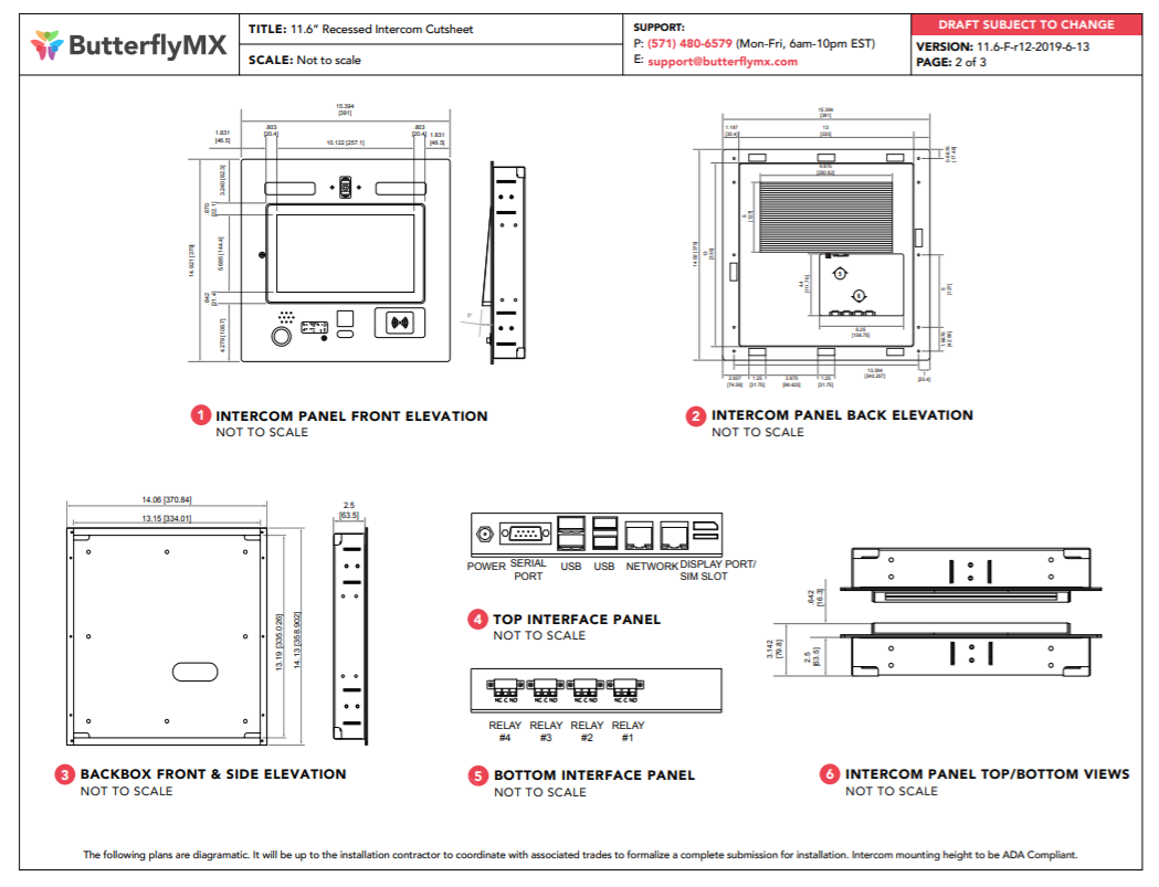 Cut Sheets | ButterflyMX