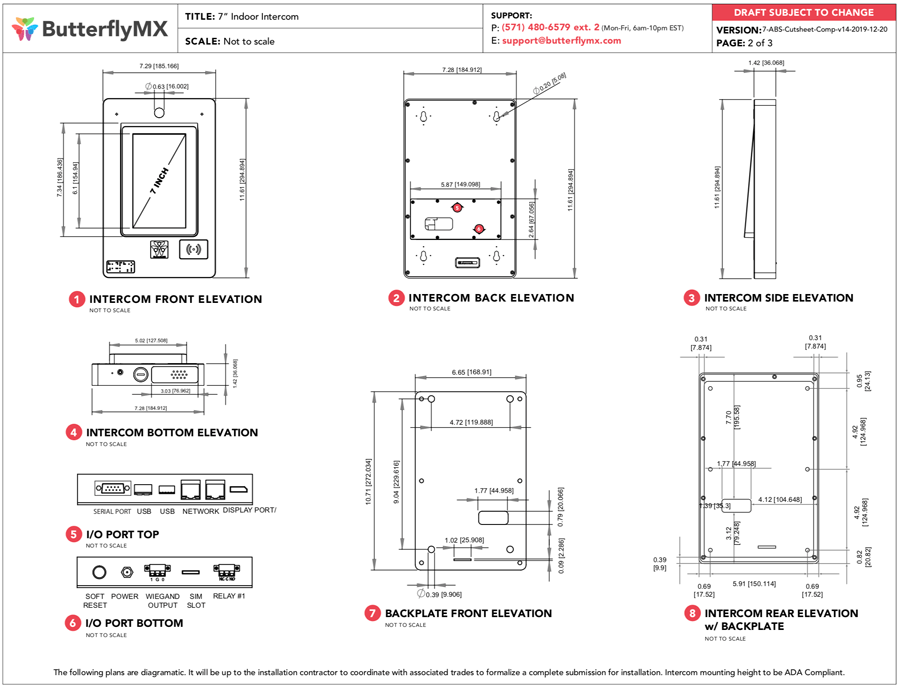 Cut Sheets | ButterflyMX