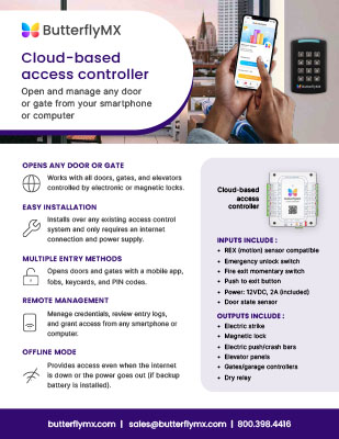 Fact sheets | ButterflyMX