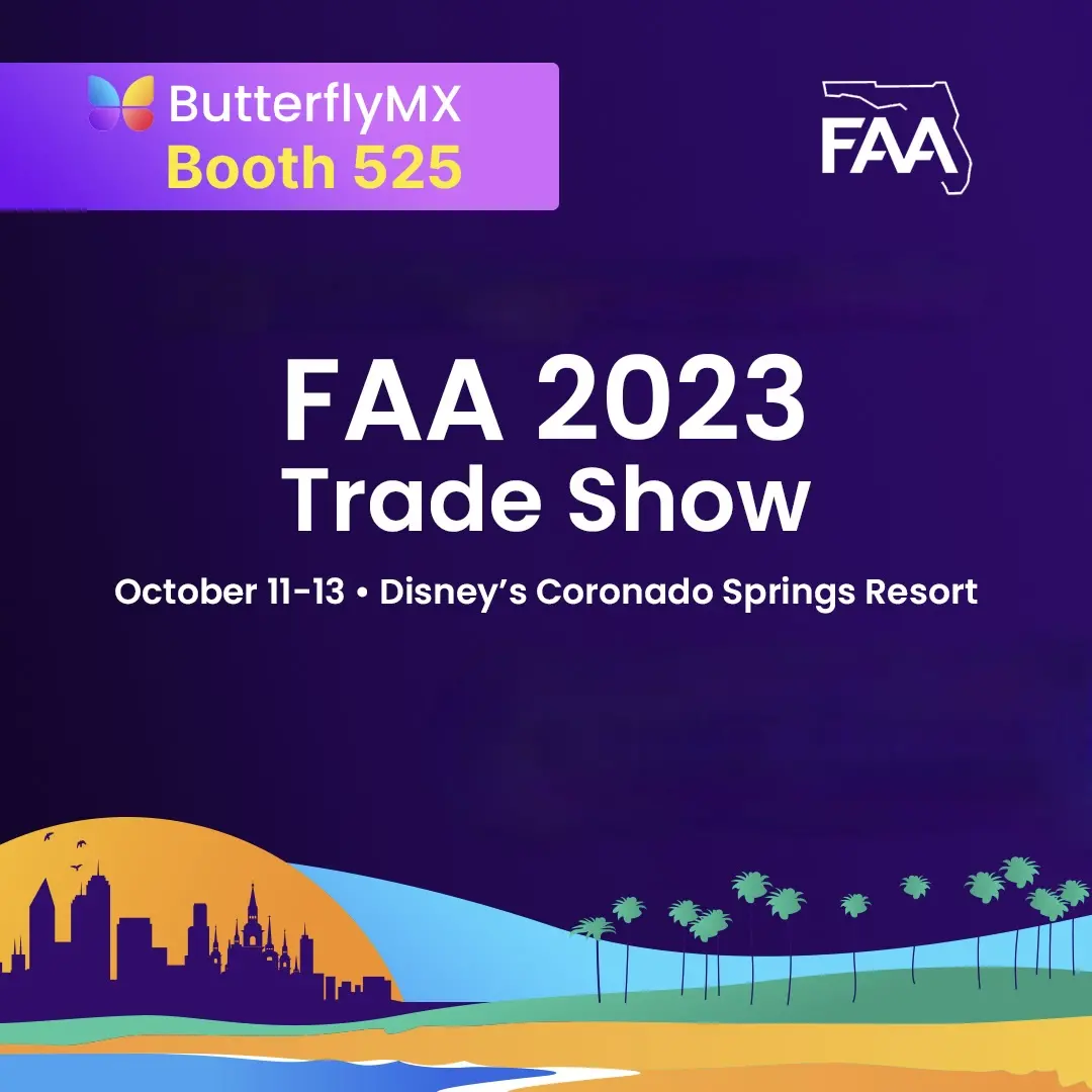 Meet ButterflyMX at FAA Booth 525 | FAA 2023 Trade Show