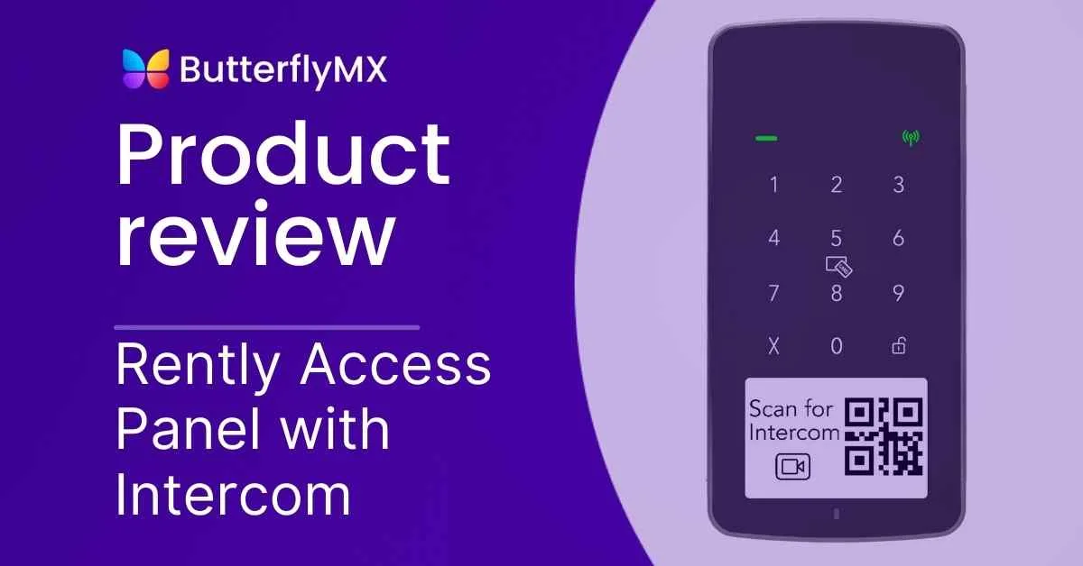 Rently Access Panel with Intercom Review: Features, Pros & Cons