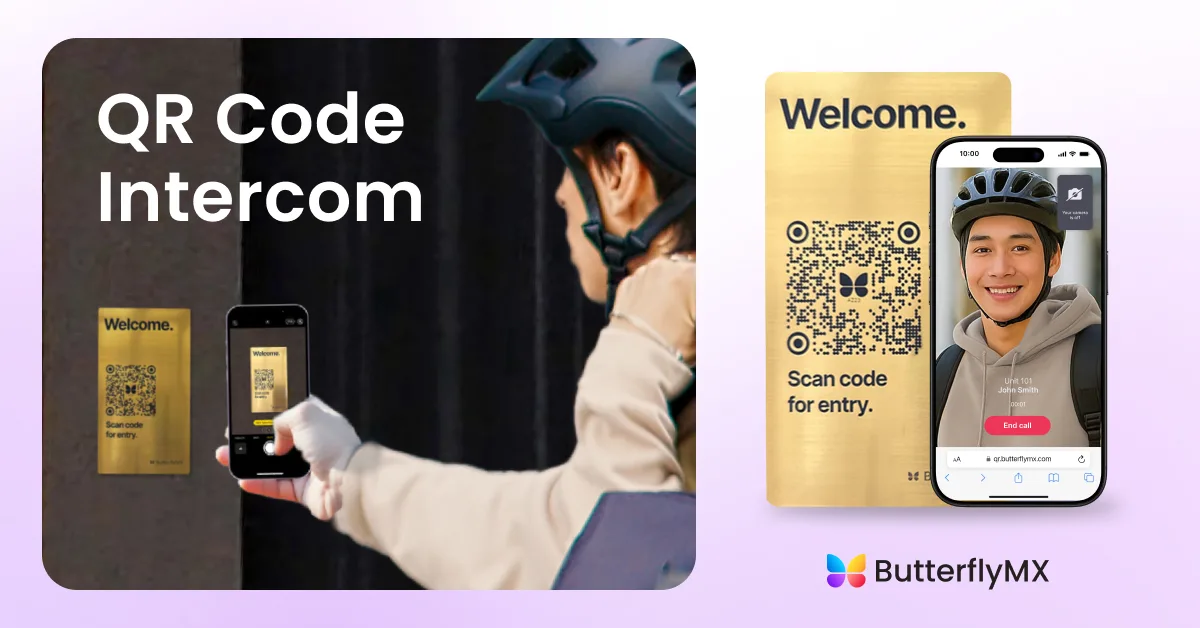 QR Code Intercom | ButterflyMX